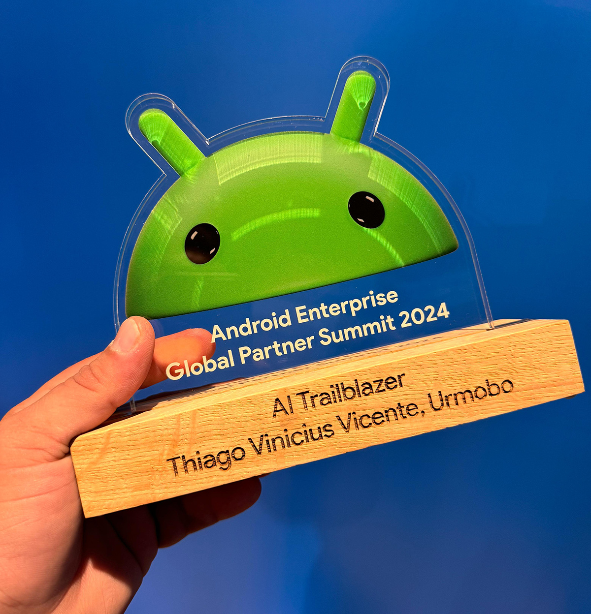 Blog - Urmobo recebe prêmio global 'AI Trailblazers' em evento do Google